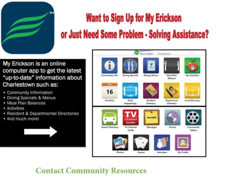 MyErickson | Charlestown Retirement Community Residents