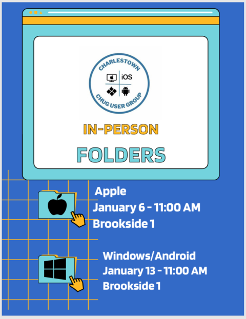 CHUG Meetings: January 2025 | Charlestown Retirement Community Residents